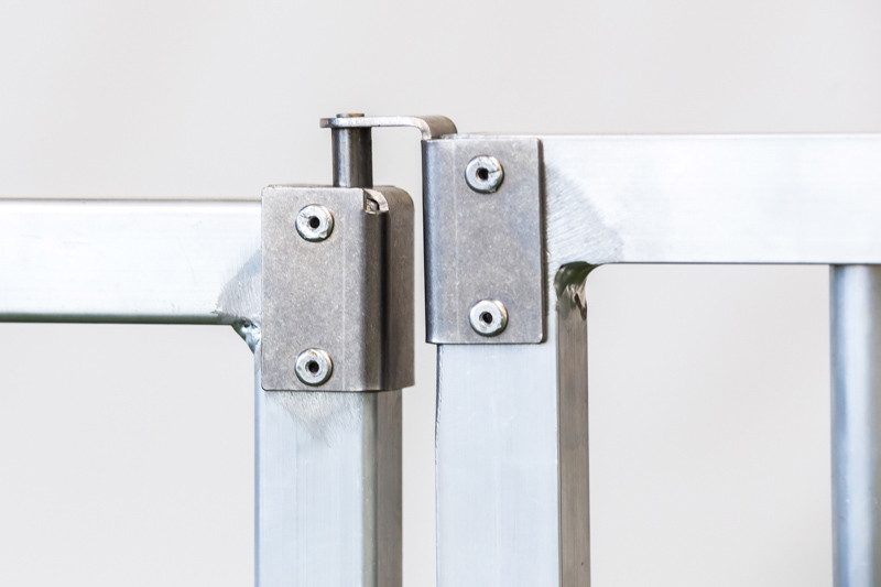 Faltzaun aus Aluminium als mobiler Zaun für Wohnwagen, Wohnmobil ...